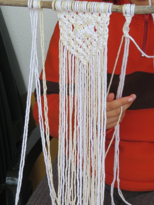 Macramé da Ana ! - Linhas e tintas