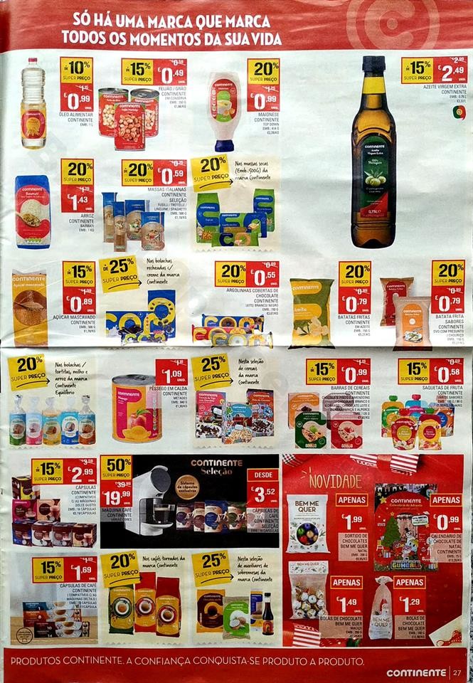 Antevisão Folheto CONTINENTE Marca Própria Promoções de 5 a 11 novembro ...